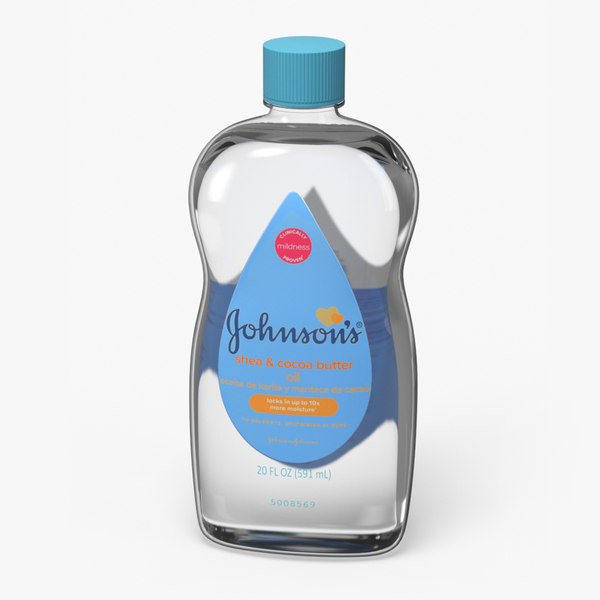 modelo 3d Aceite para bebés Johnsons azul - TurboSquid 2315029