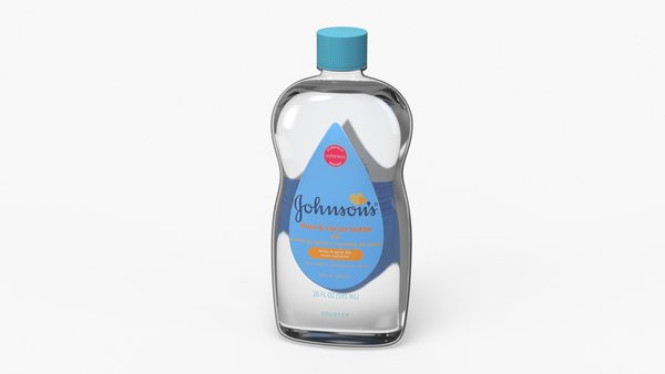 modelo 3d Aceite para bebés Johnsons azul - TurboSquid 2315029