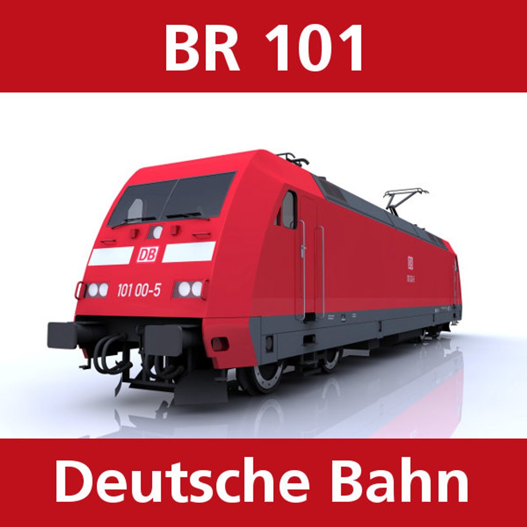 Br 101 Trains Bahn 3d Model