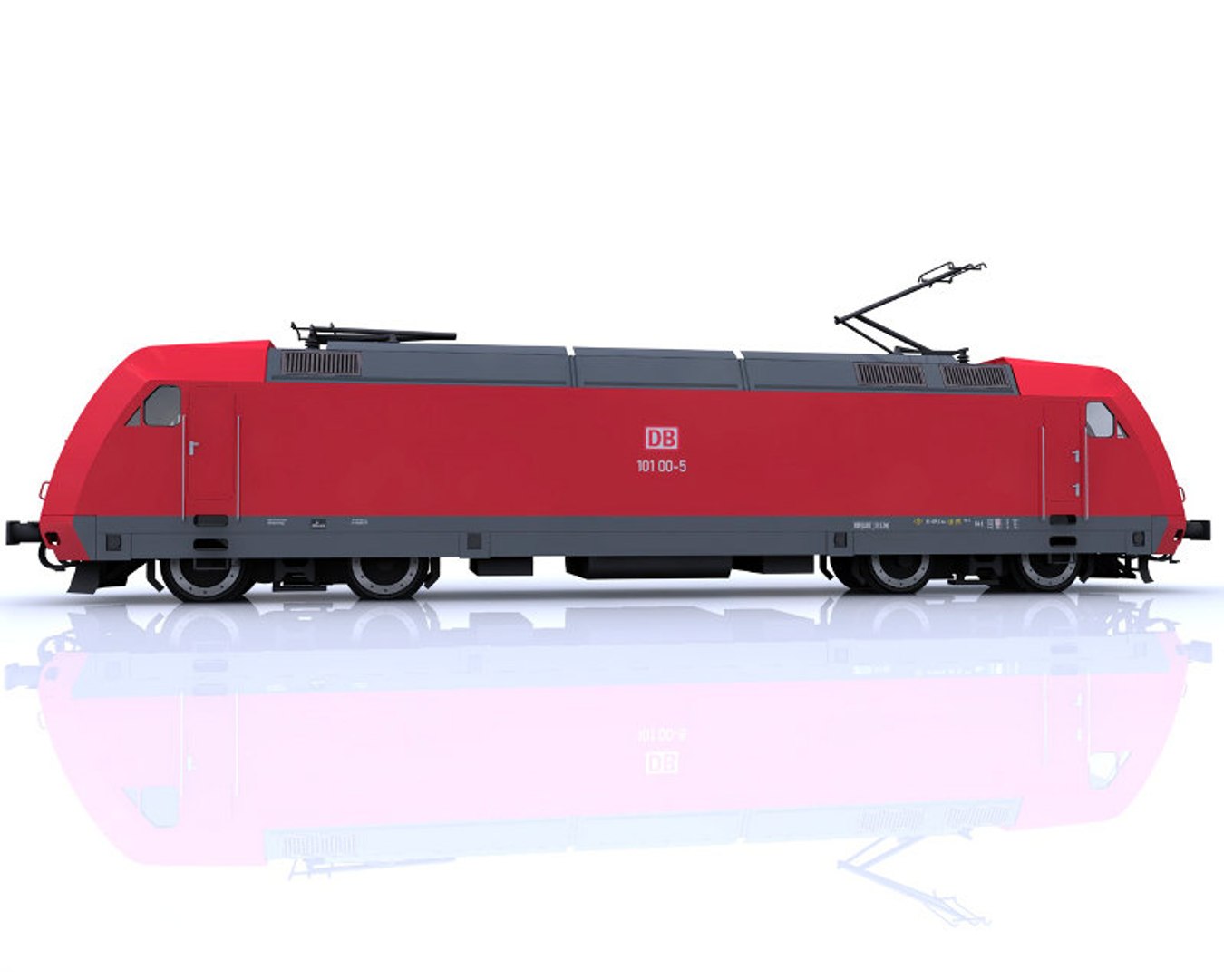 Br 101 Trains Bahn 3d Model