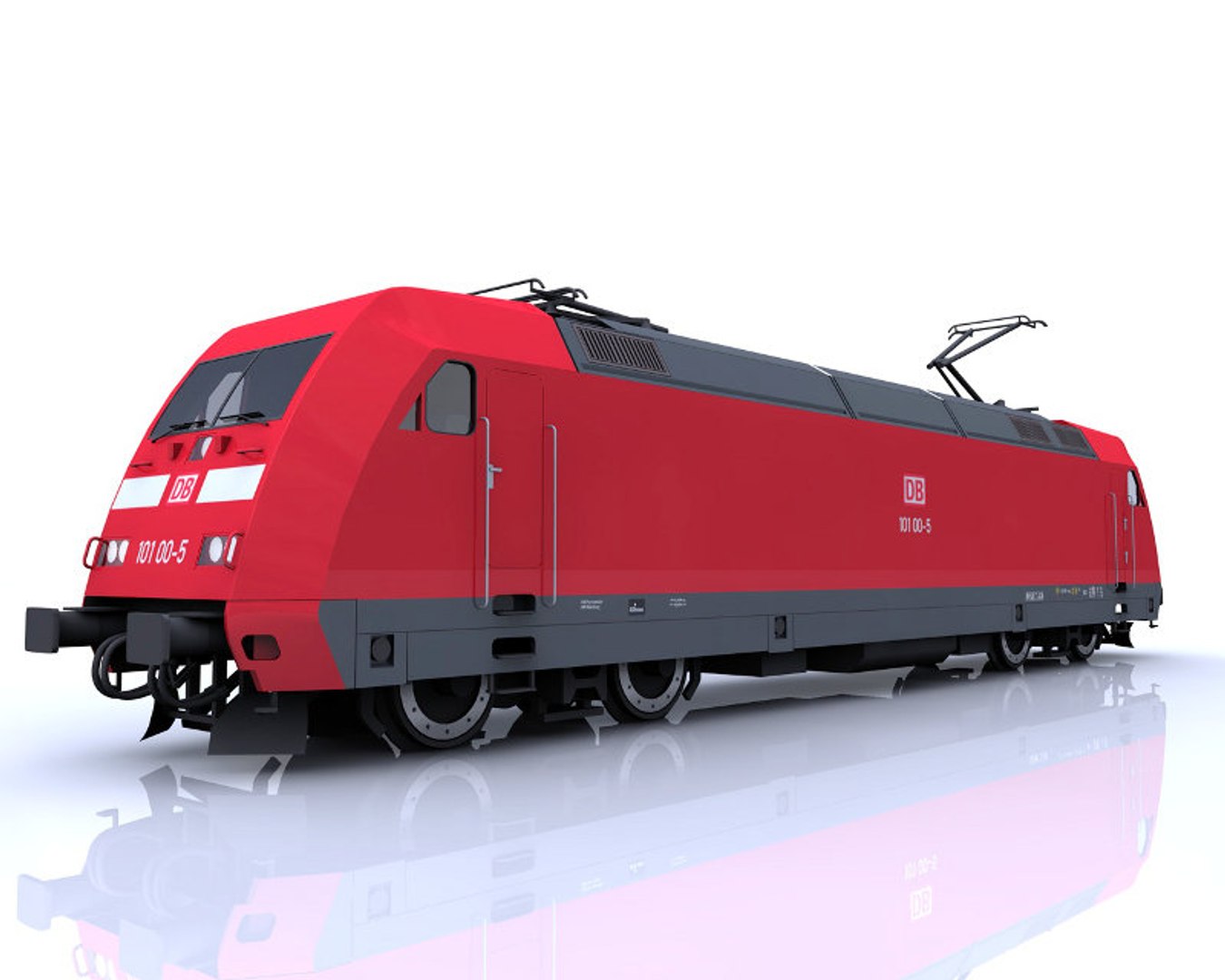 Br 101 Trains Bahn 3d Model
