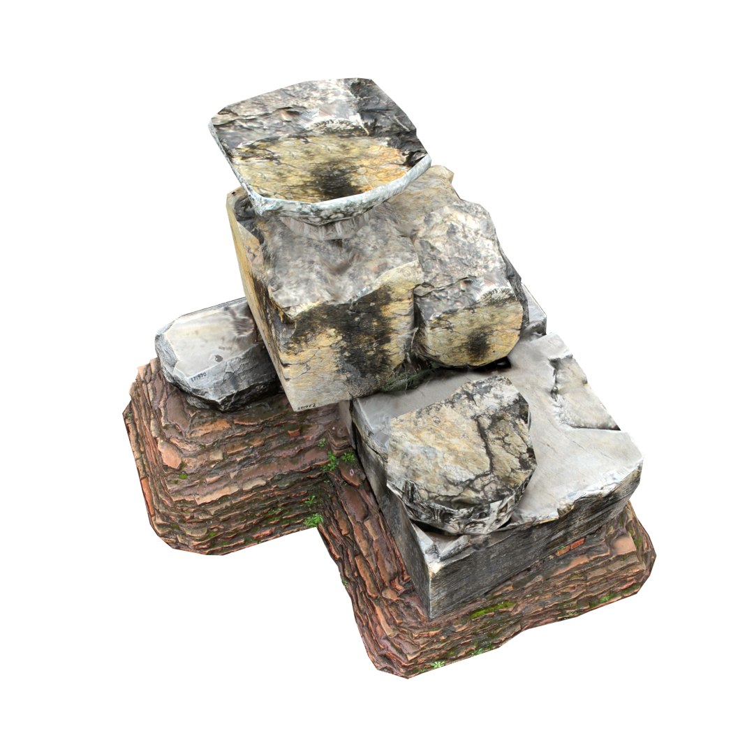 Stone Wrecked Building 3D Model | 1143899 | TurboSquid