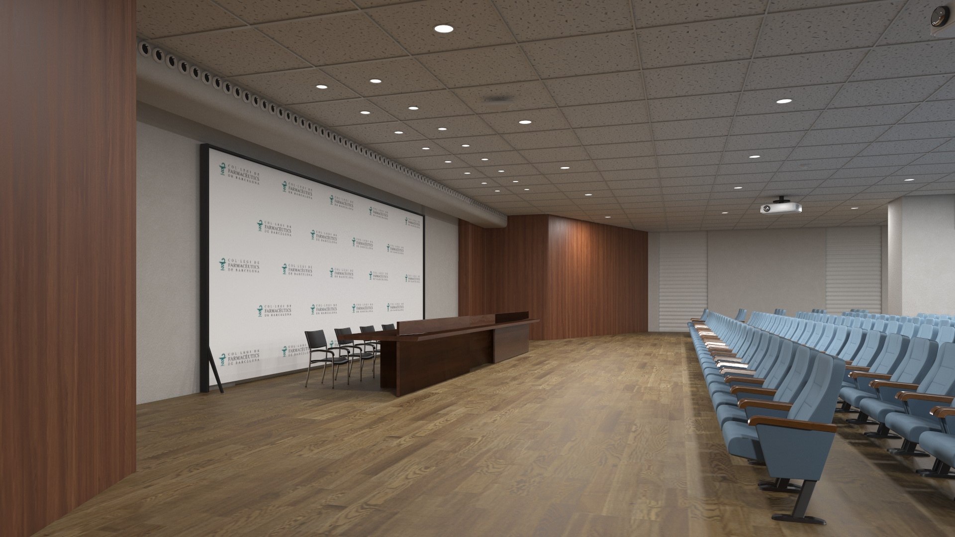 Conference Hall Filling Light 3D Model - TurboSquid 2116191
