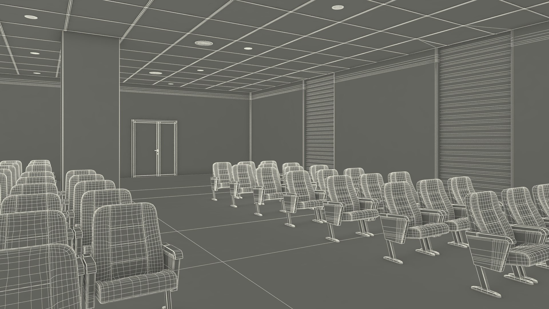 Conference Hall Filling Light 3D model - TurboSquid 2116191