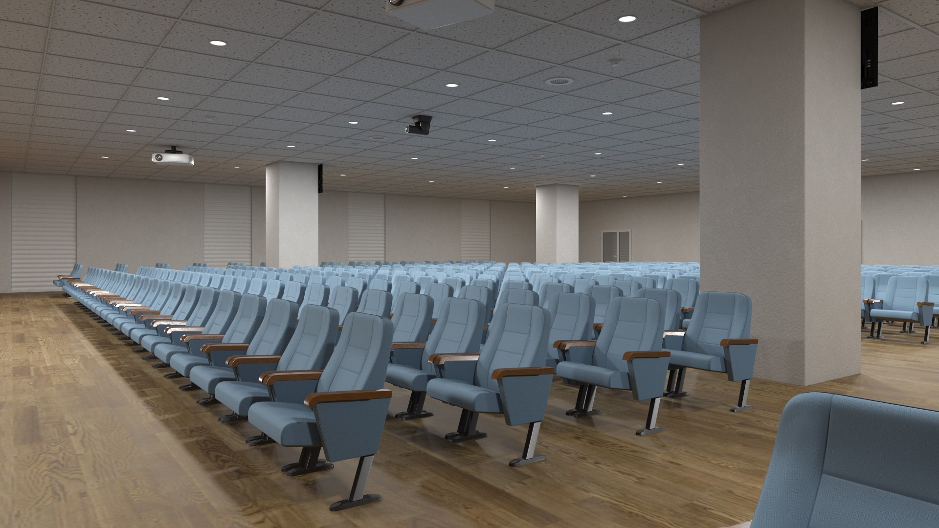 Conference Hall Filling Light 3D Model - TurboSquid 2116191