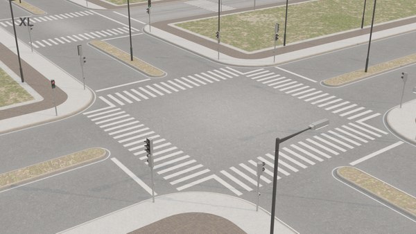 3D modular road - TurboSquid 1274778