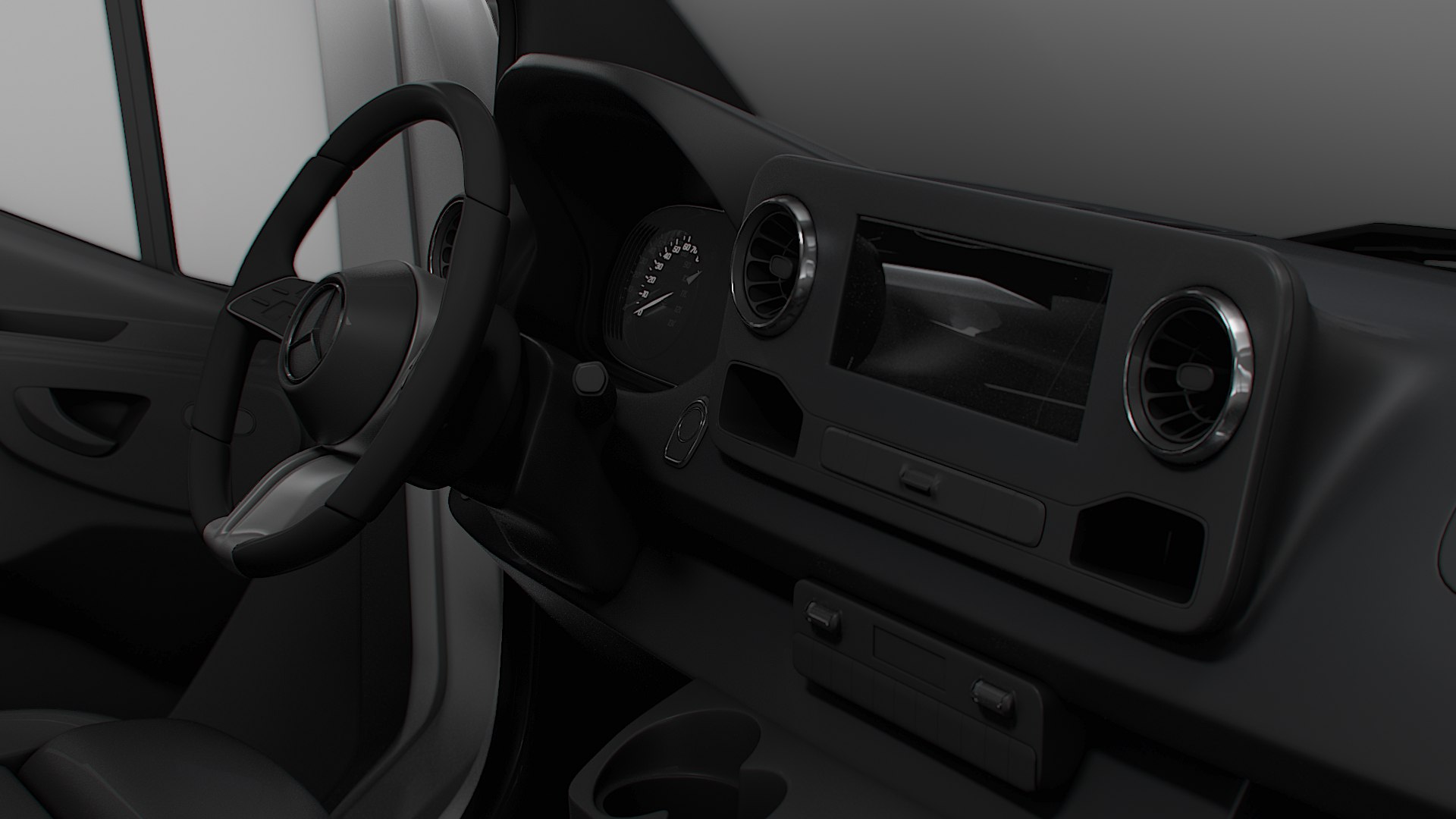 Mercedes Benz Sprinter Panel Van L2H2 RWD HQInterior 2024 3D ...