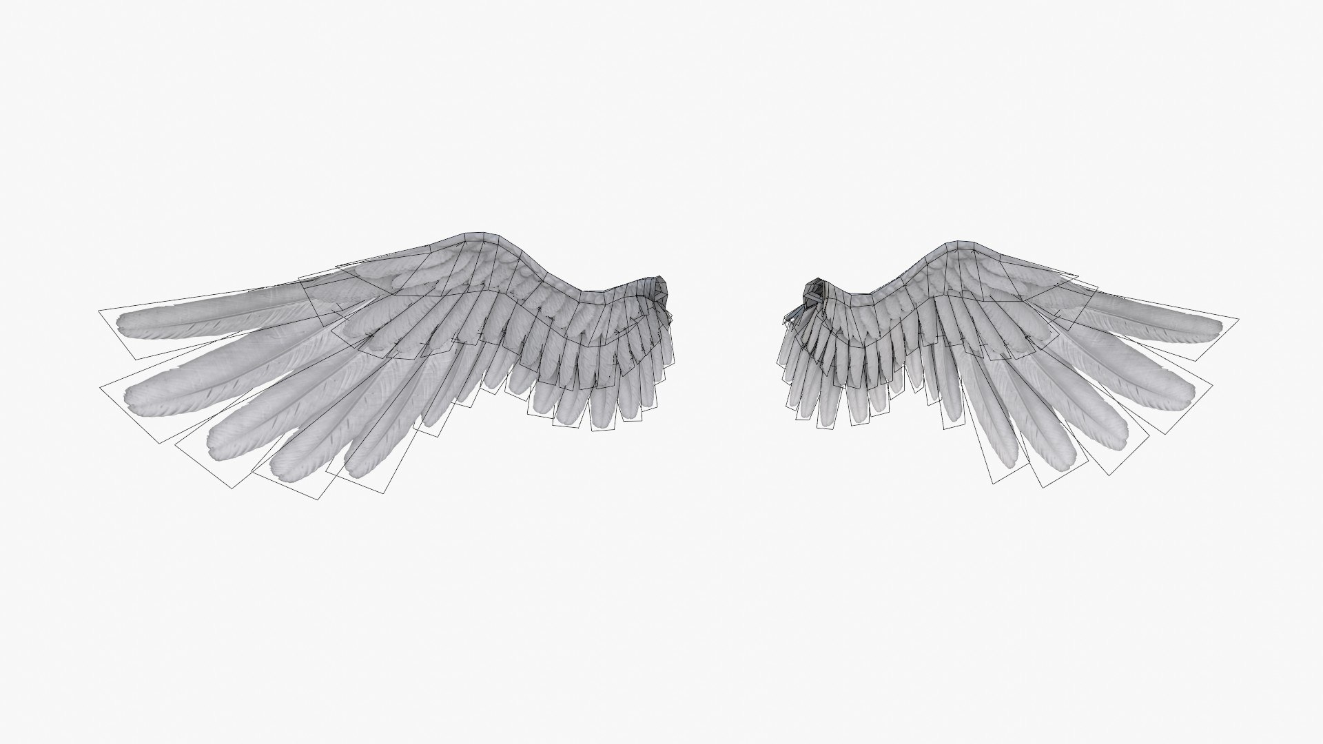 Angel Wings 3D Model - TurboSquid 1738543