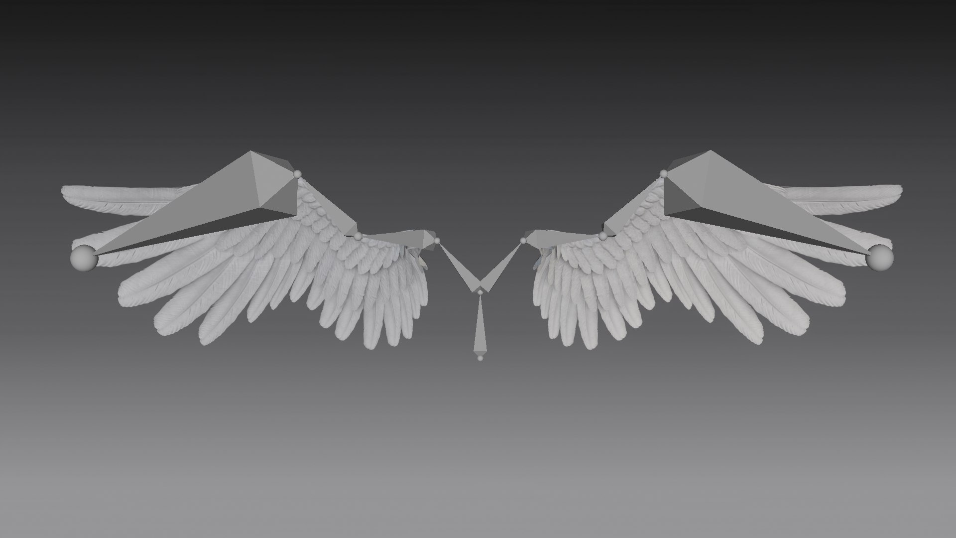 Angel Wings 3D Model - TurboSquid 1738543