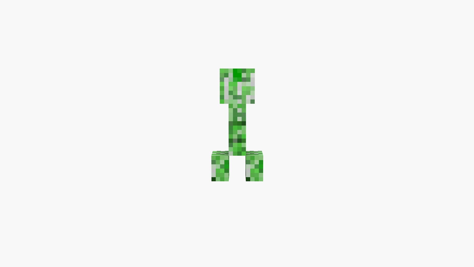 3D Minecraft Creeper Model - TurboSquid 1842652