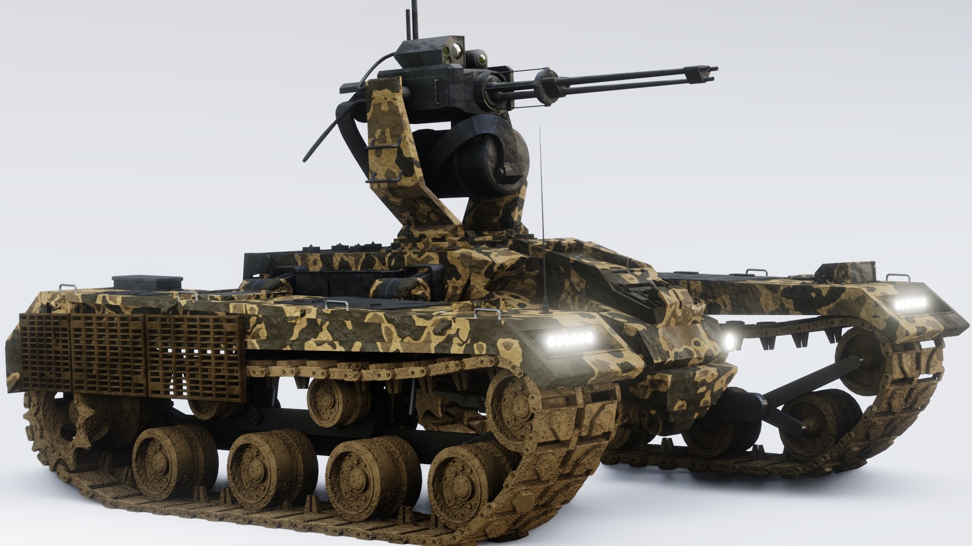 Robot-Tank 3D Model - TurboSquid 2106953