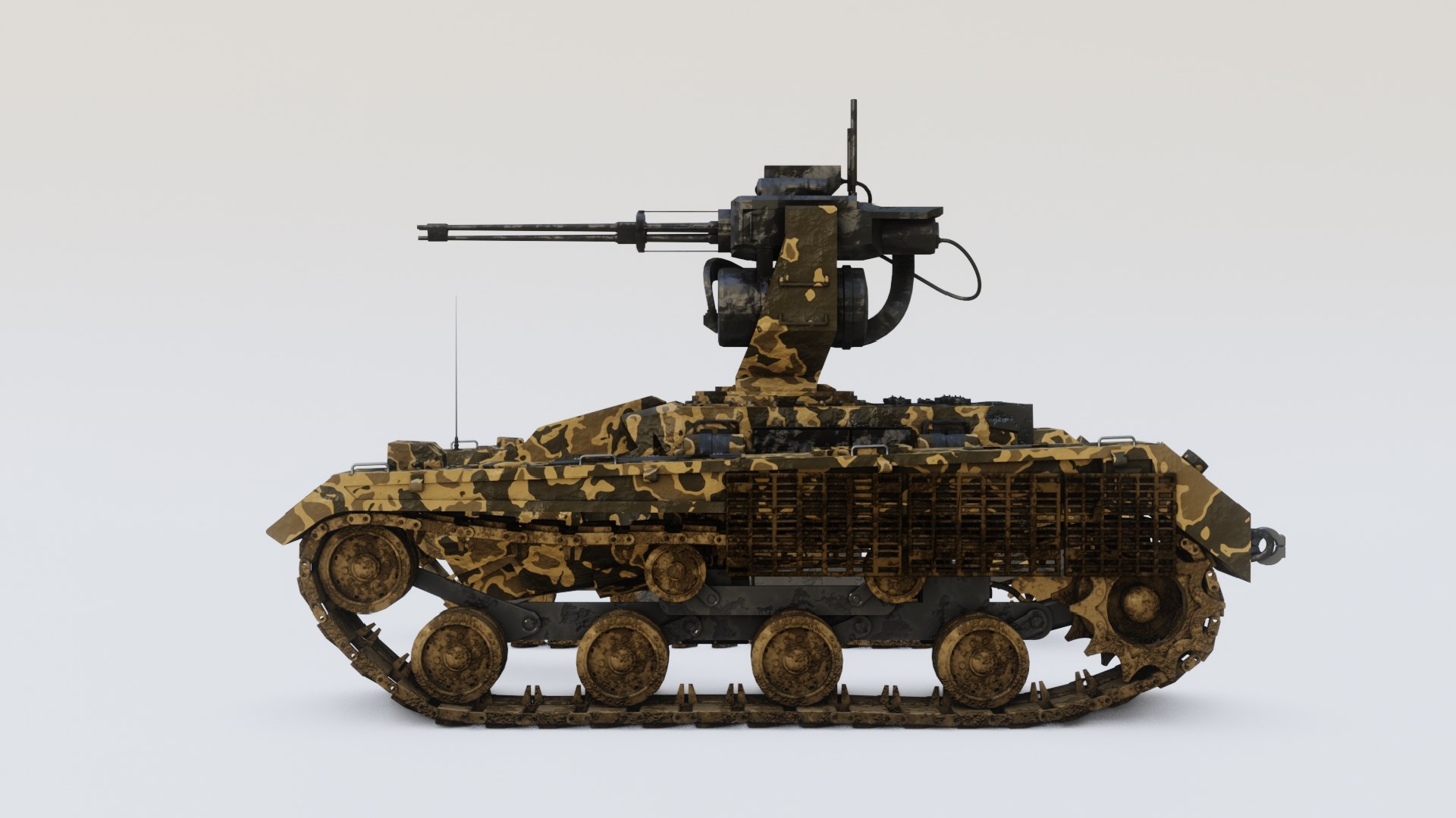 Robot-Tank 3D Model - TurboSquid 2106953