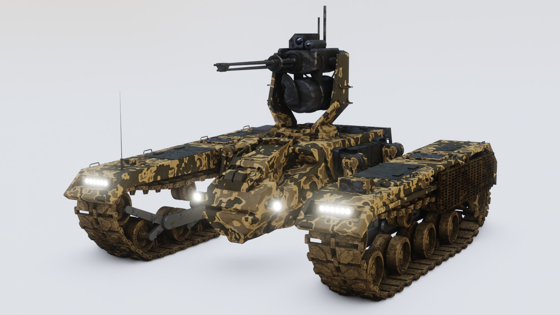 Robot-Tank 3D model - TurboSquid 2106953