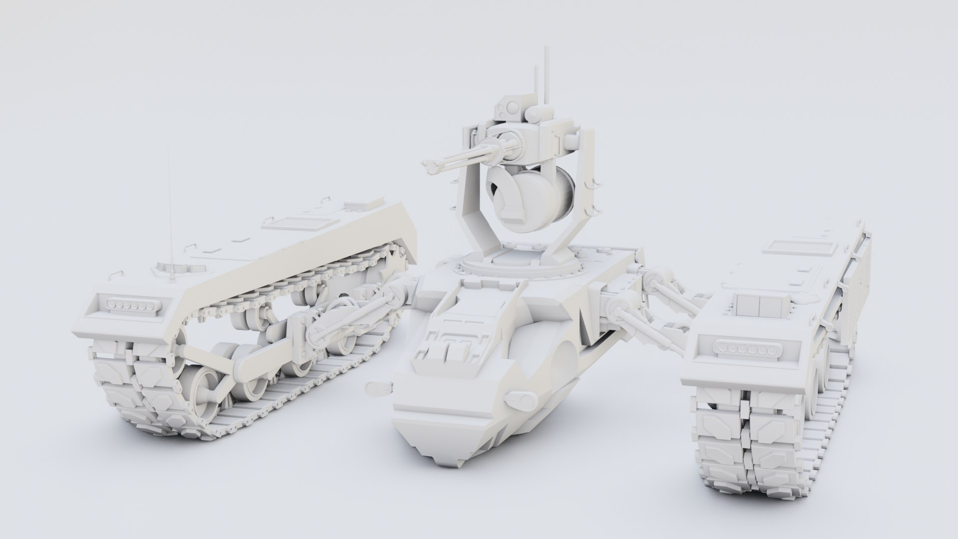 Robot-Tank 3D Model - TurboSquid 2106953