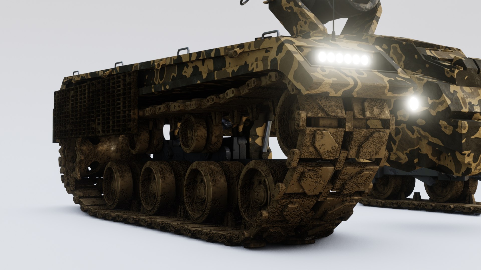 Robot-Tank 3D Model - TurboSquid 2106953
