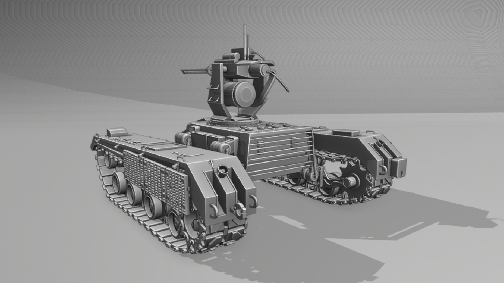 Robot-Tank 3D model - TurboSquid 2106953