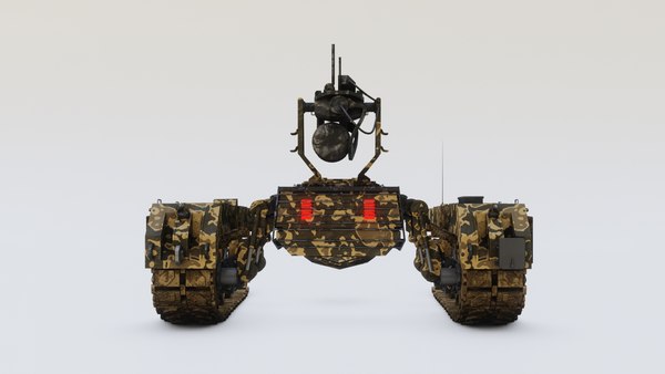 modelo 3d tanque-robot - TurboSquid 2106953