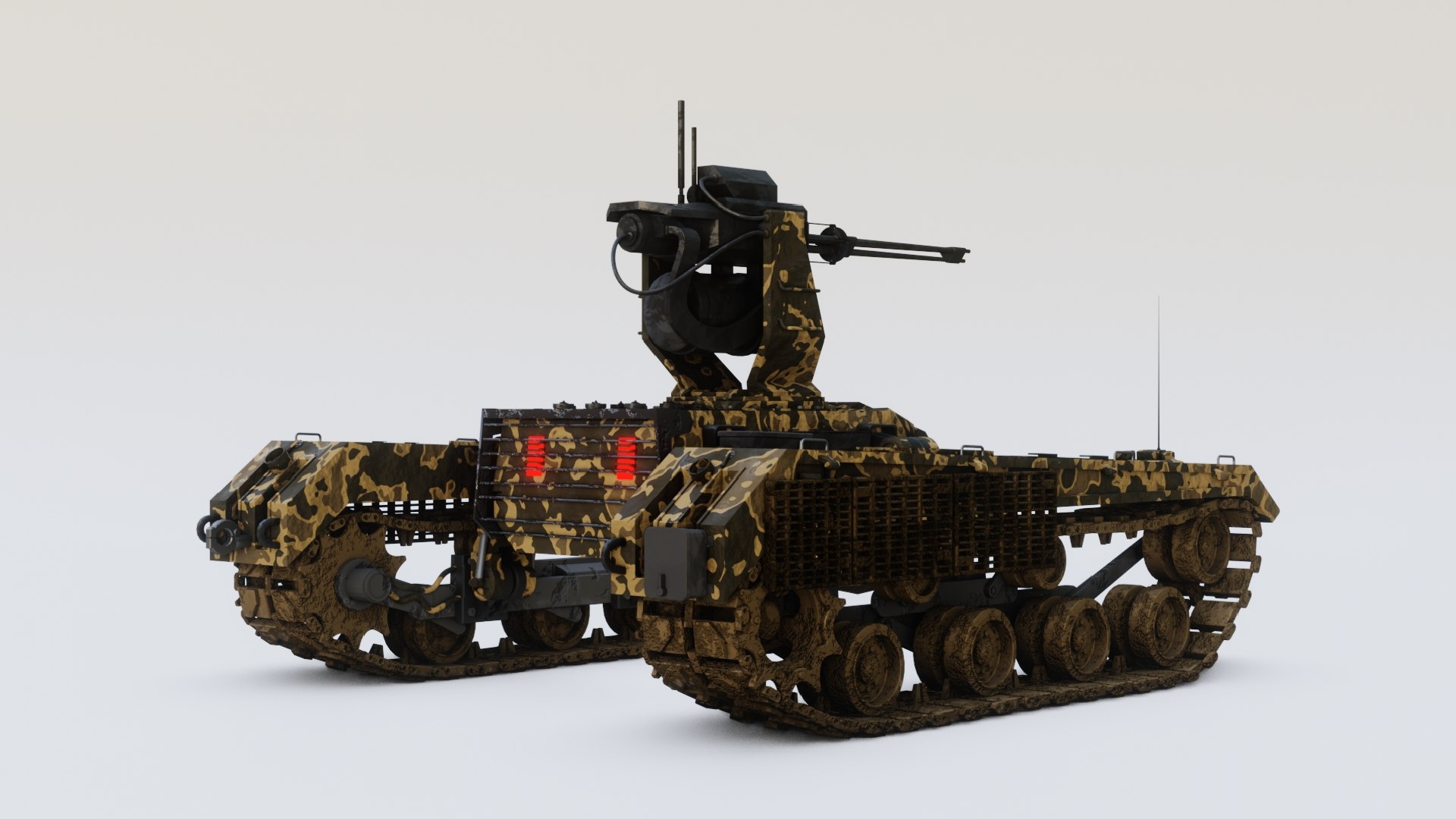 Robot-Tank 3D Model - TurboSquid 2106953
