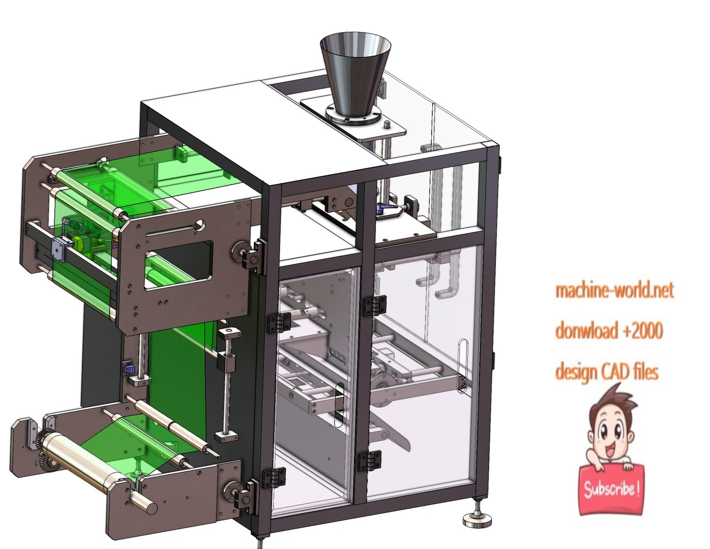 3D packing machine MZ - TurboSquid 2104492