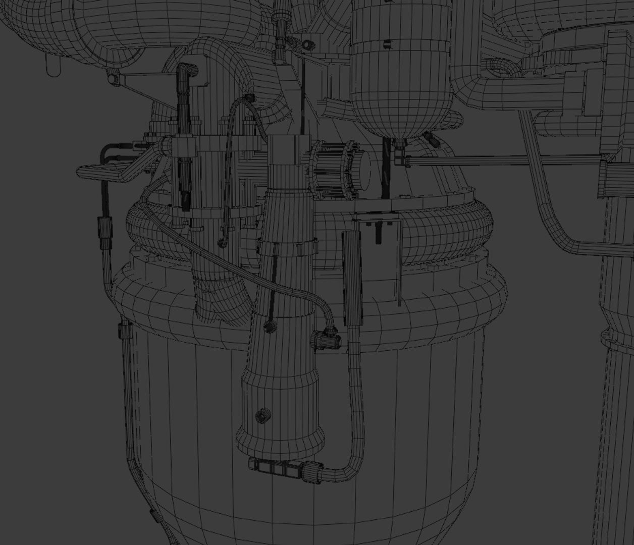 3D Lr-87 Rocket Engine Titan - TurboSquid 1641142