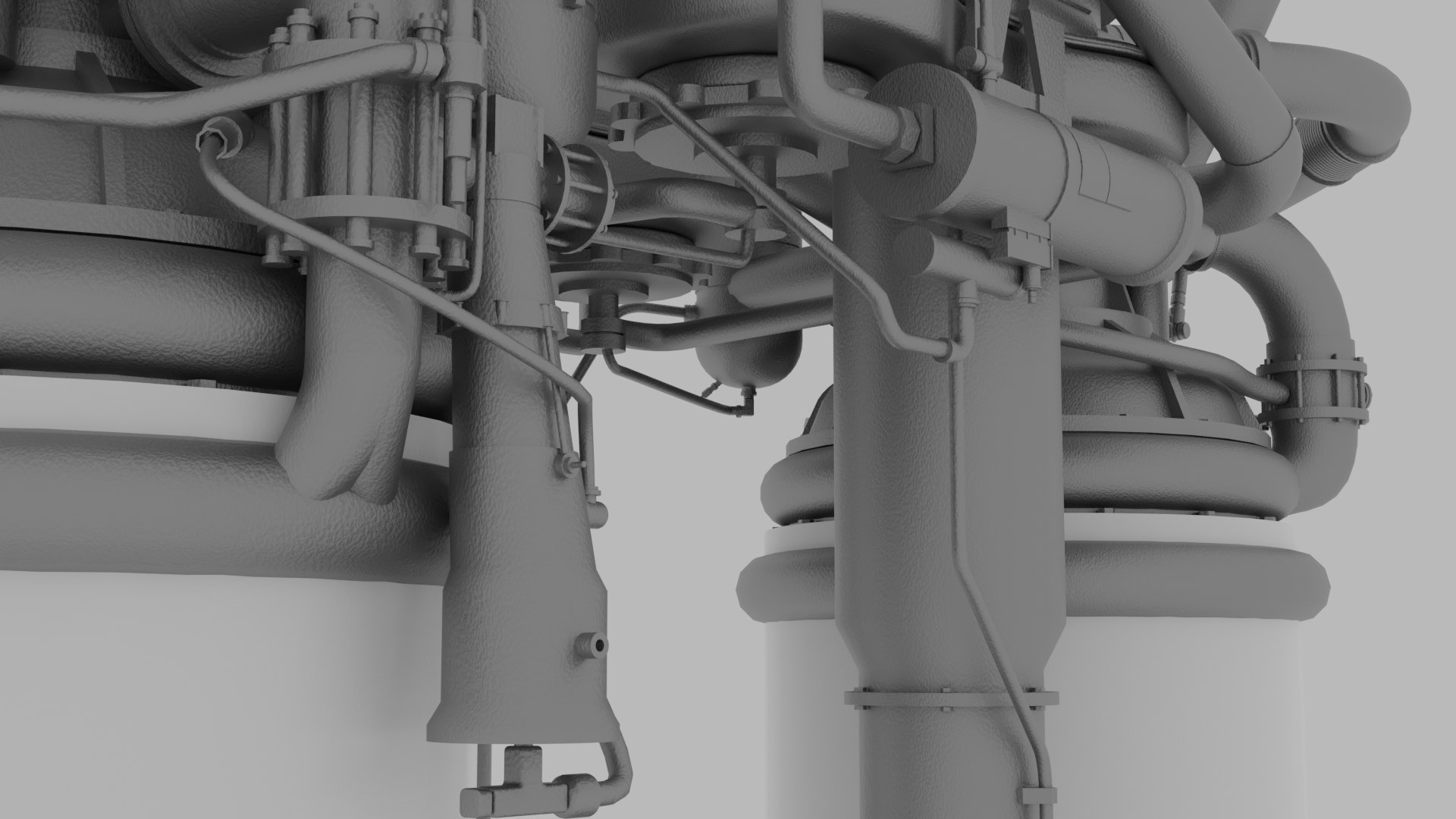 3D Lr-87 Rocket Engine Titan - TurboSquid 1641142