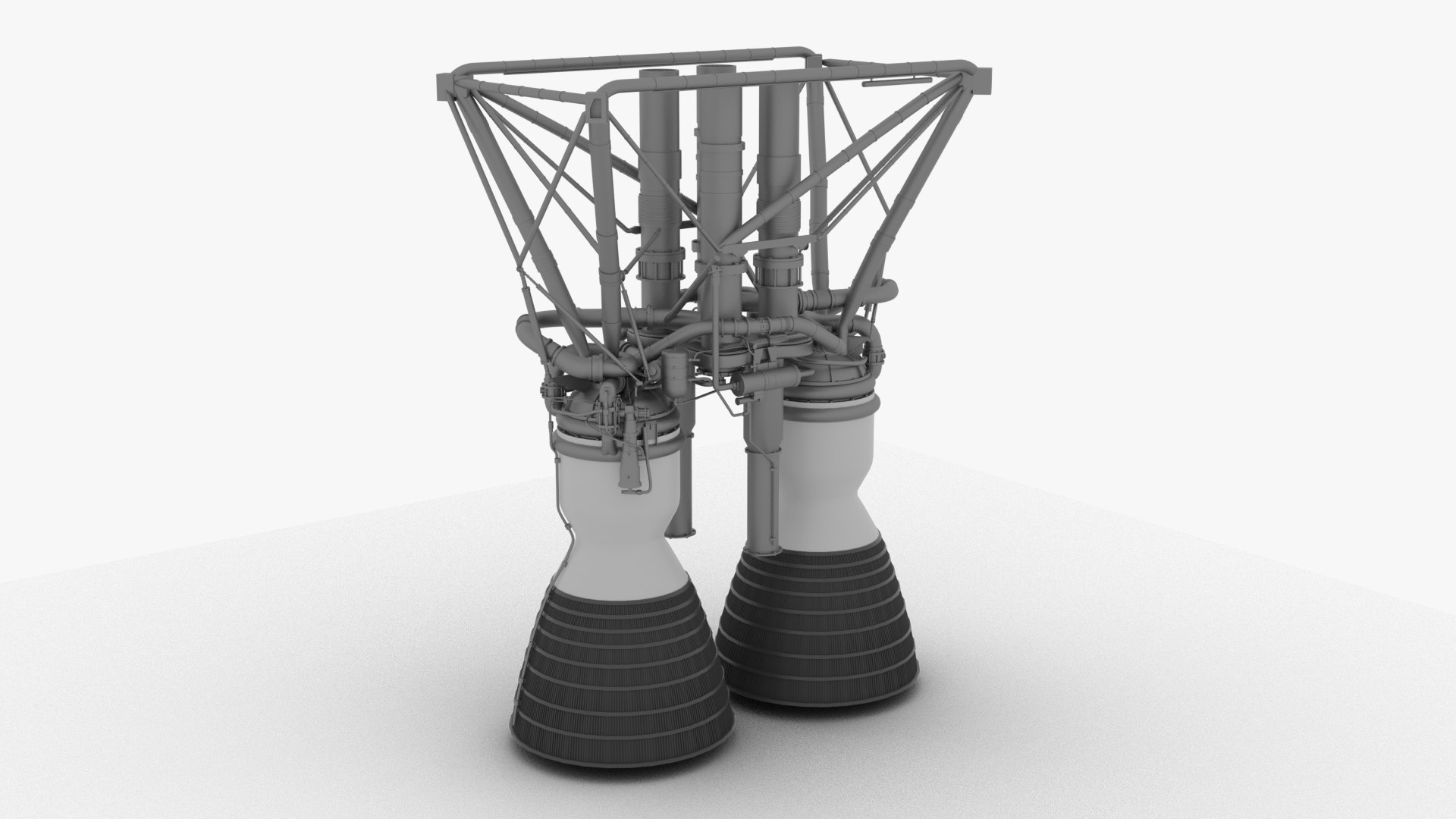 3D Lr-87 Rocket Engine Titan - TurboSquid 1641142