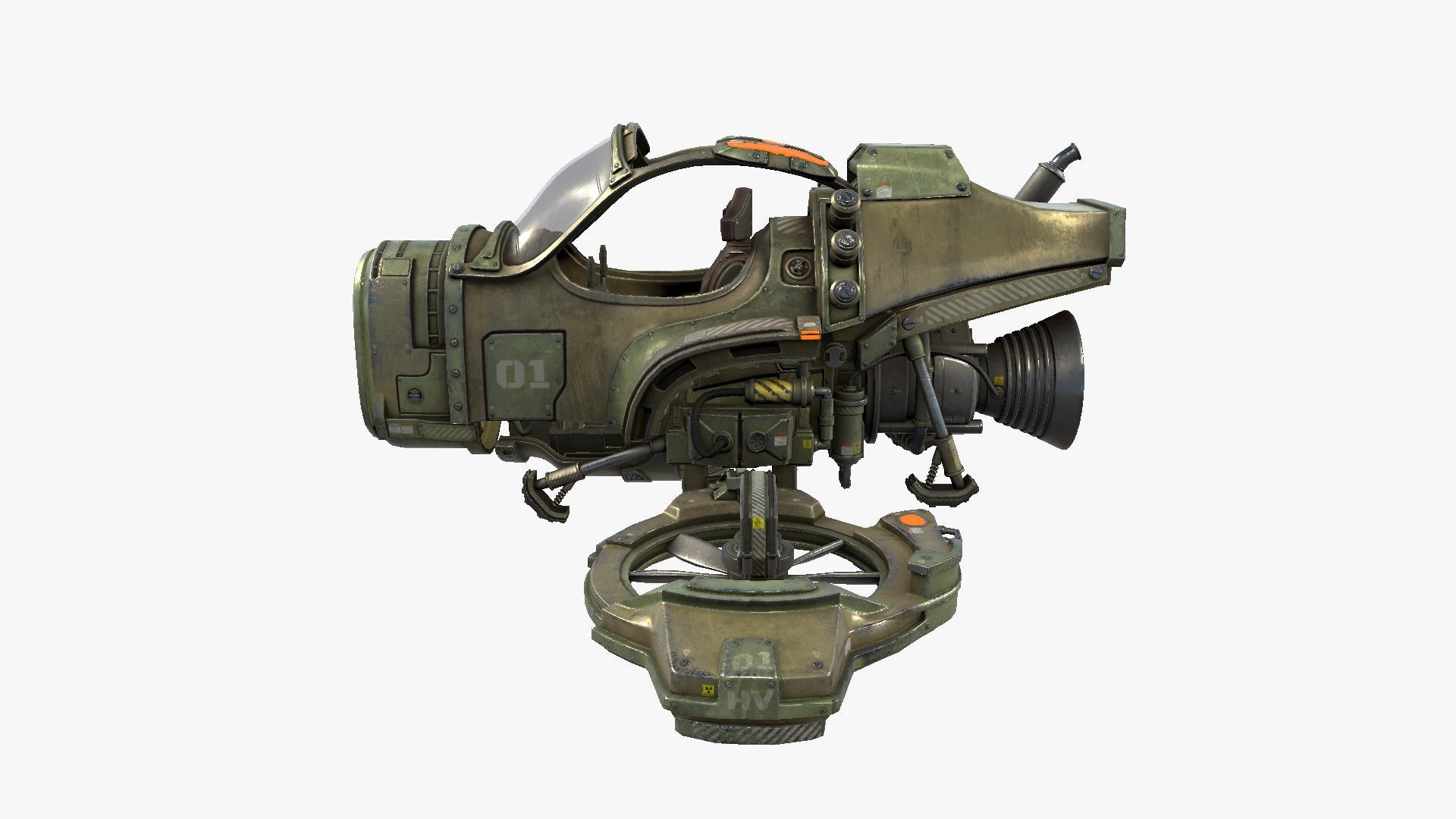 Sci-Fi Hovercraft Helicopter VTOL Tiltrotor Glider Plane Flying ...