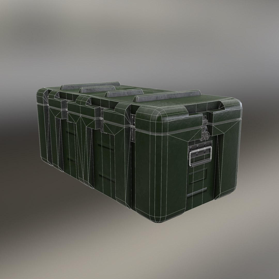 Plastic Chest 3D Model - TurboSquid 1220542