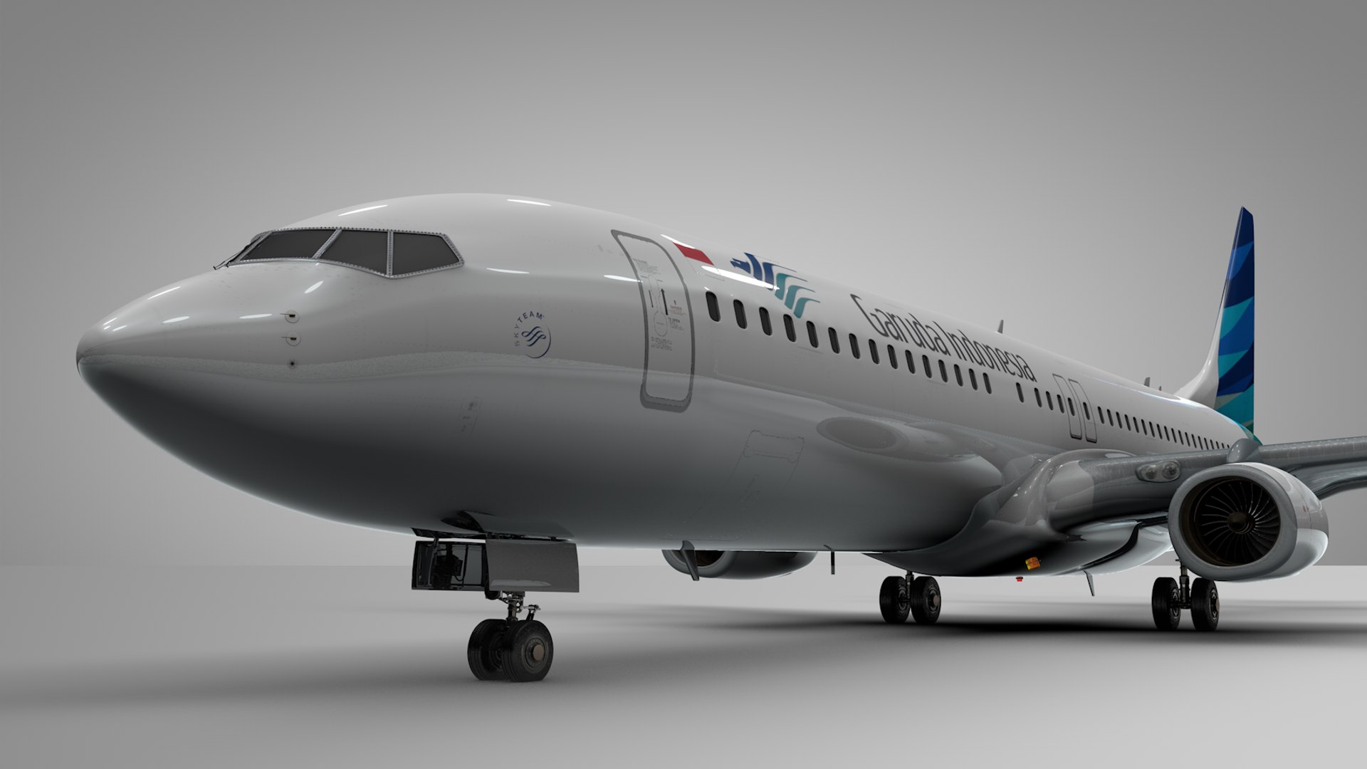3D model garuda indonesia boeing 737-800 - TurboSquid 1479346