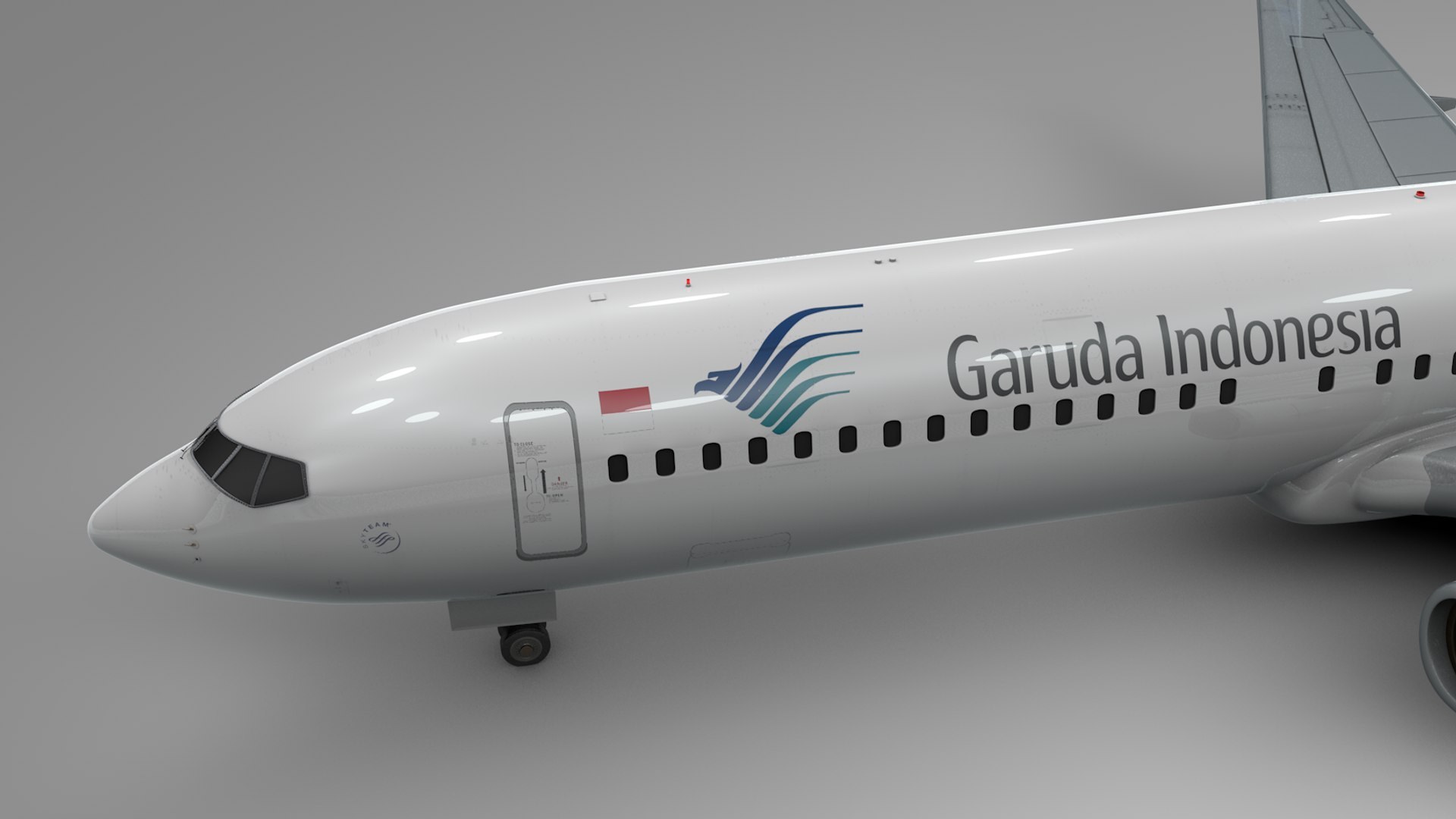 3D model garuda indonesia boeing 737-800 - TurboSquid 1479346