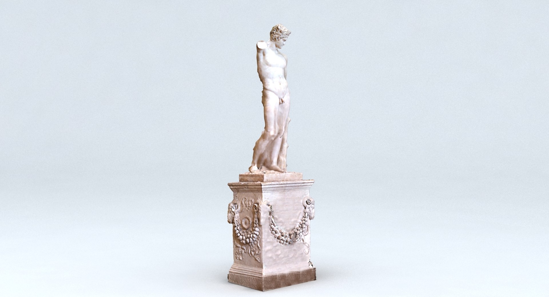 3D Greek Statue Model - TurboSquid 1332469