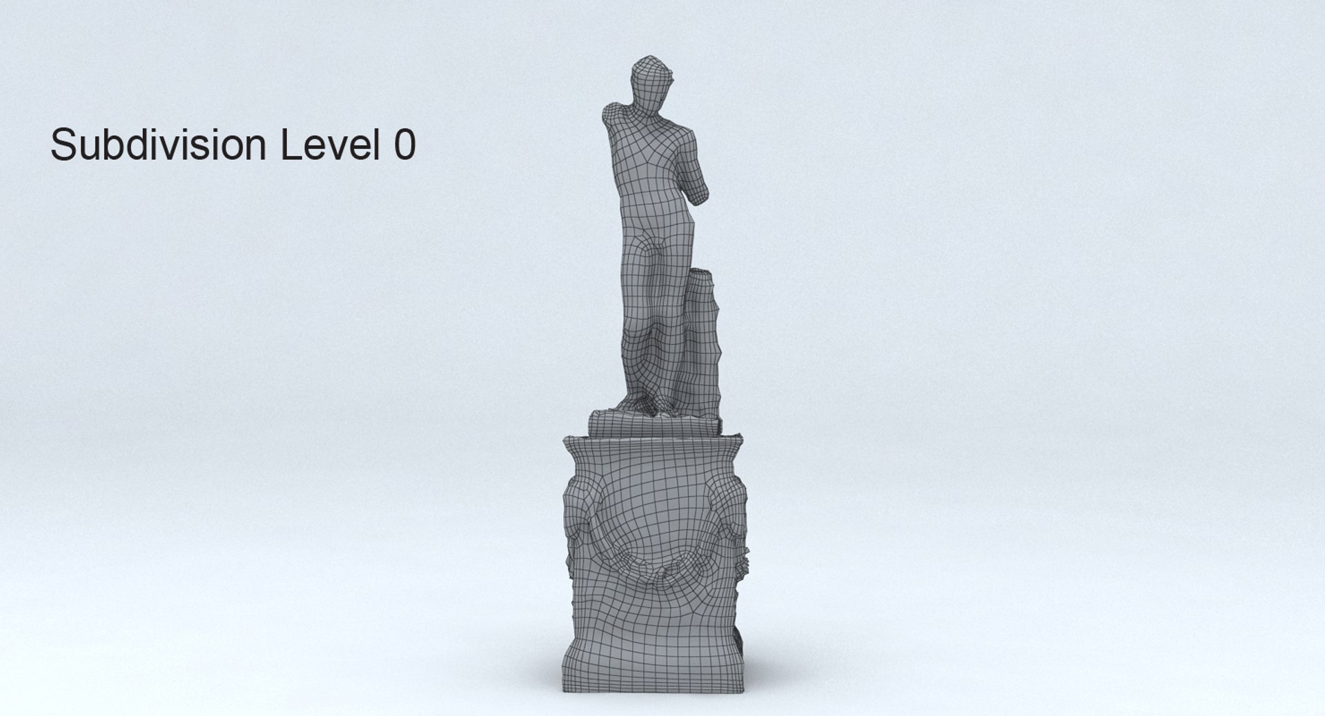 3D Greek Statue Model - TurboSquid 1332469