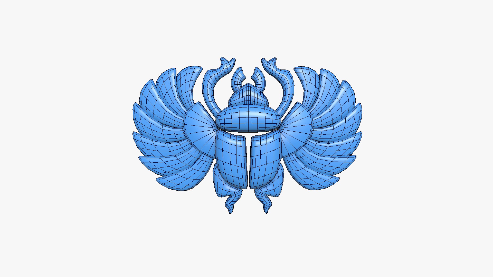 Khepri Mask A07 - Egyptian Gods Character Clothing 3D Model ...