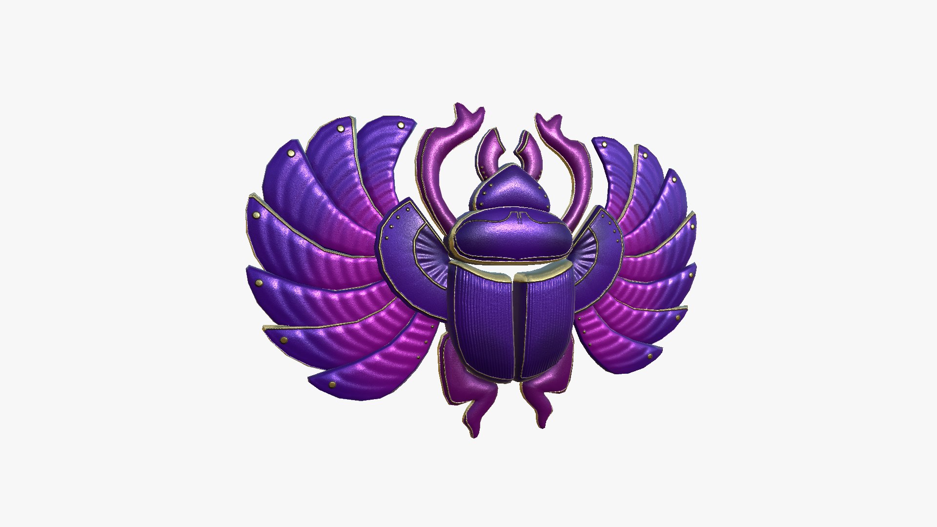 Khepri Mask A07 - Egyptian Gods Character Clothing 3D Model ...