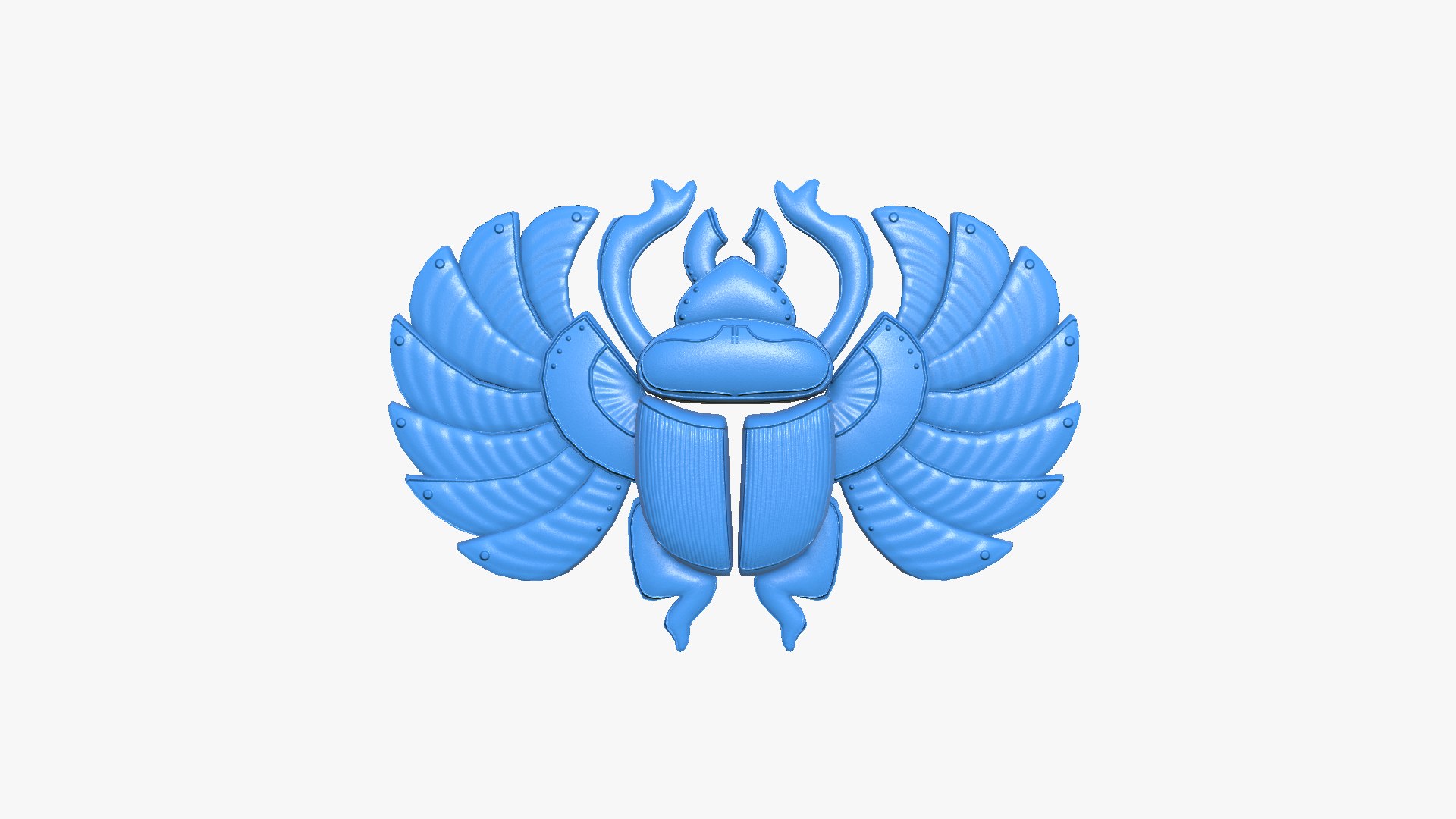 Khepri Mask A07 - Egyptian Gods Character Clothing 3D Model ...