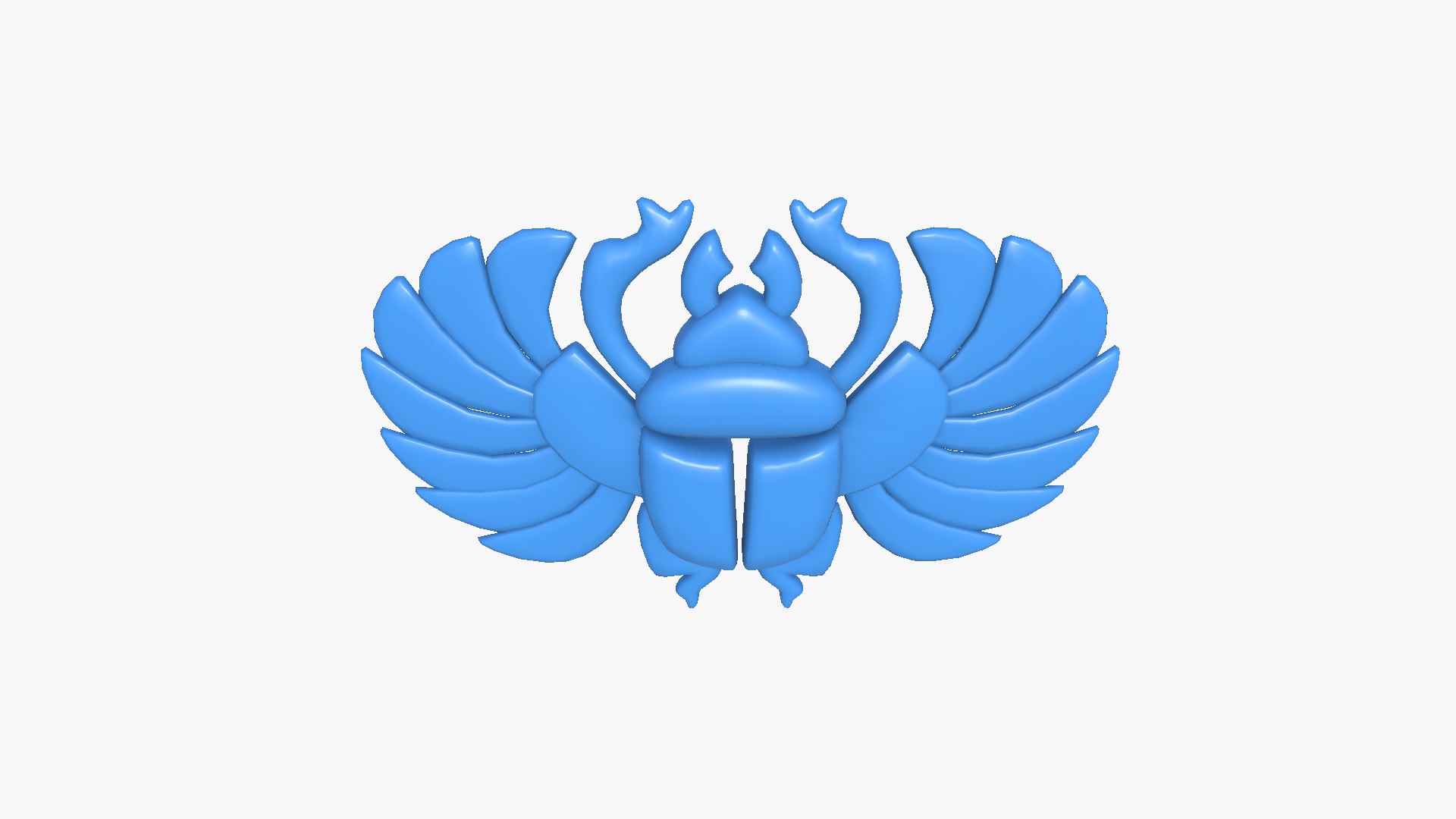 Khepri Mask A07 - Egyptian Gods Character Clothing 3D Model ...