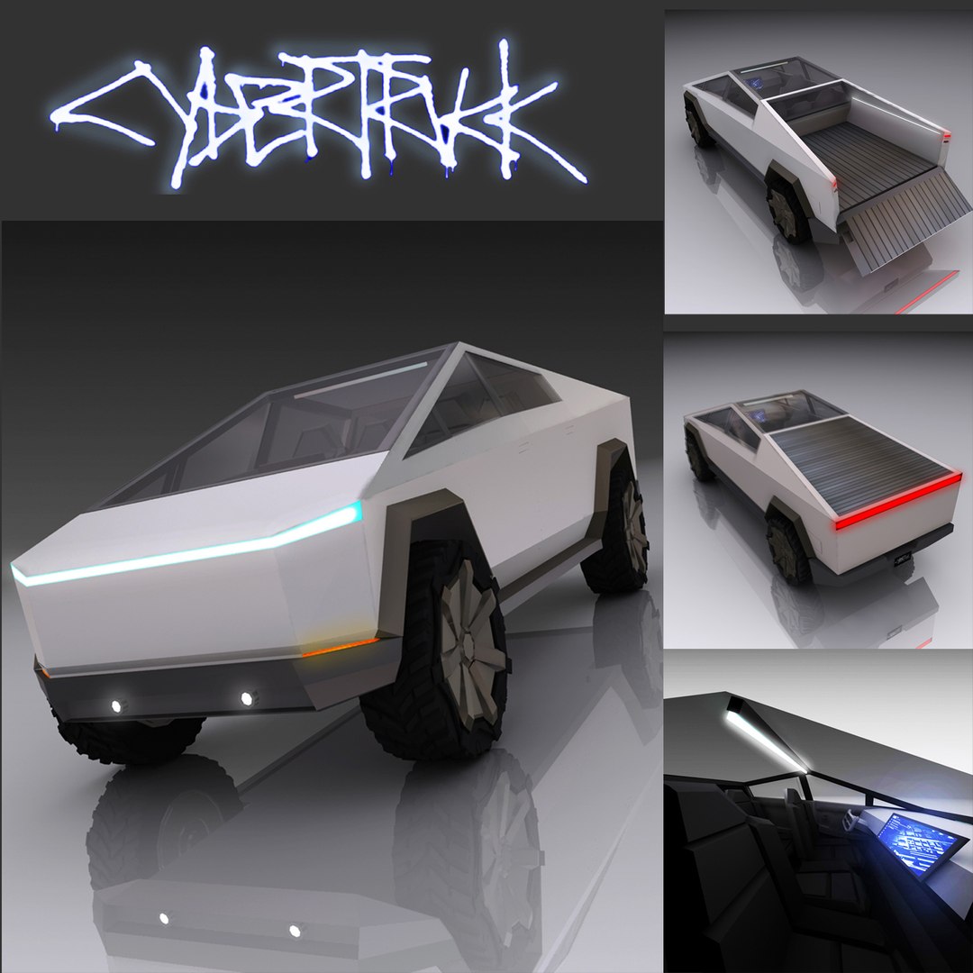 Tesla Cyber Truck 3D Model - TurboSquid 1479138