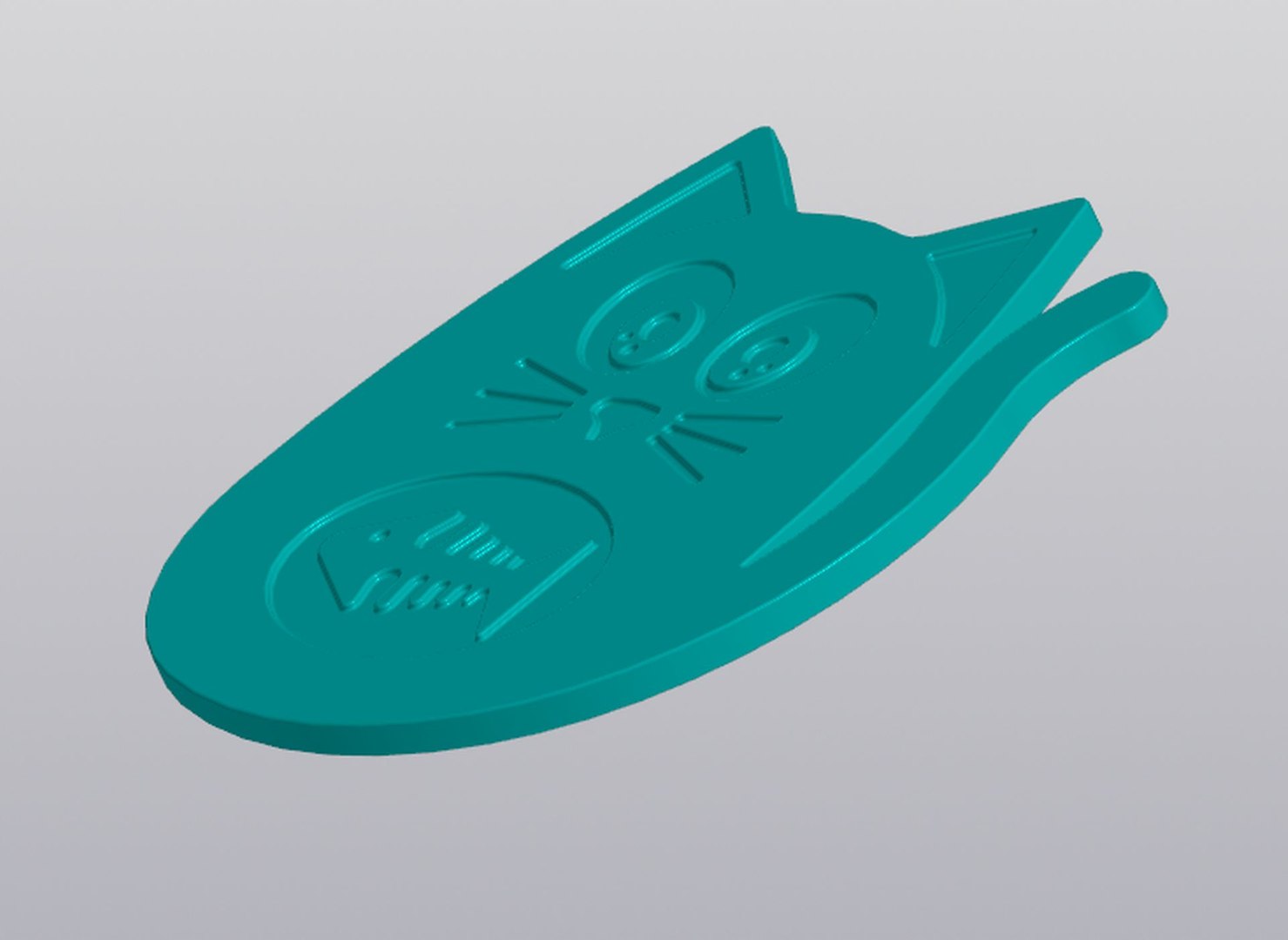 3D Cup Coaster Cat Model - TurboSquid 2014368