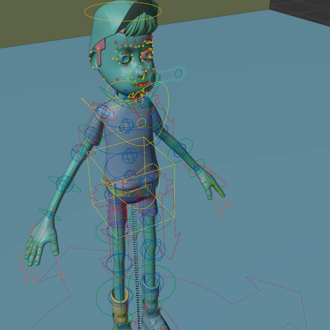 3D Character To Animate 3d Blender - TurboSquid 2110271