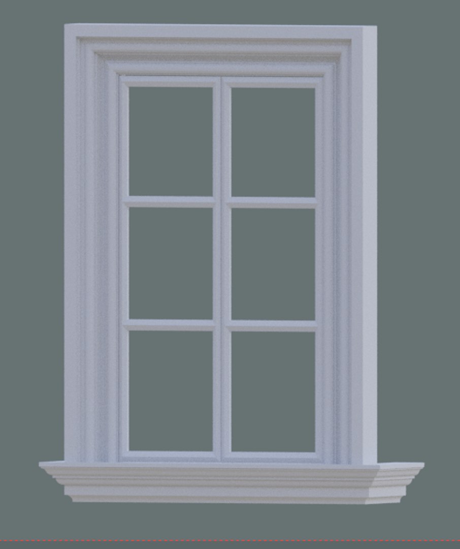 Window Interior Exterior 3d Obj