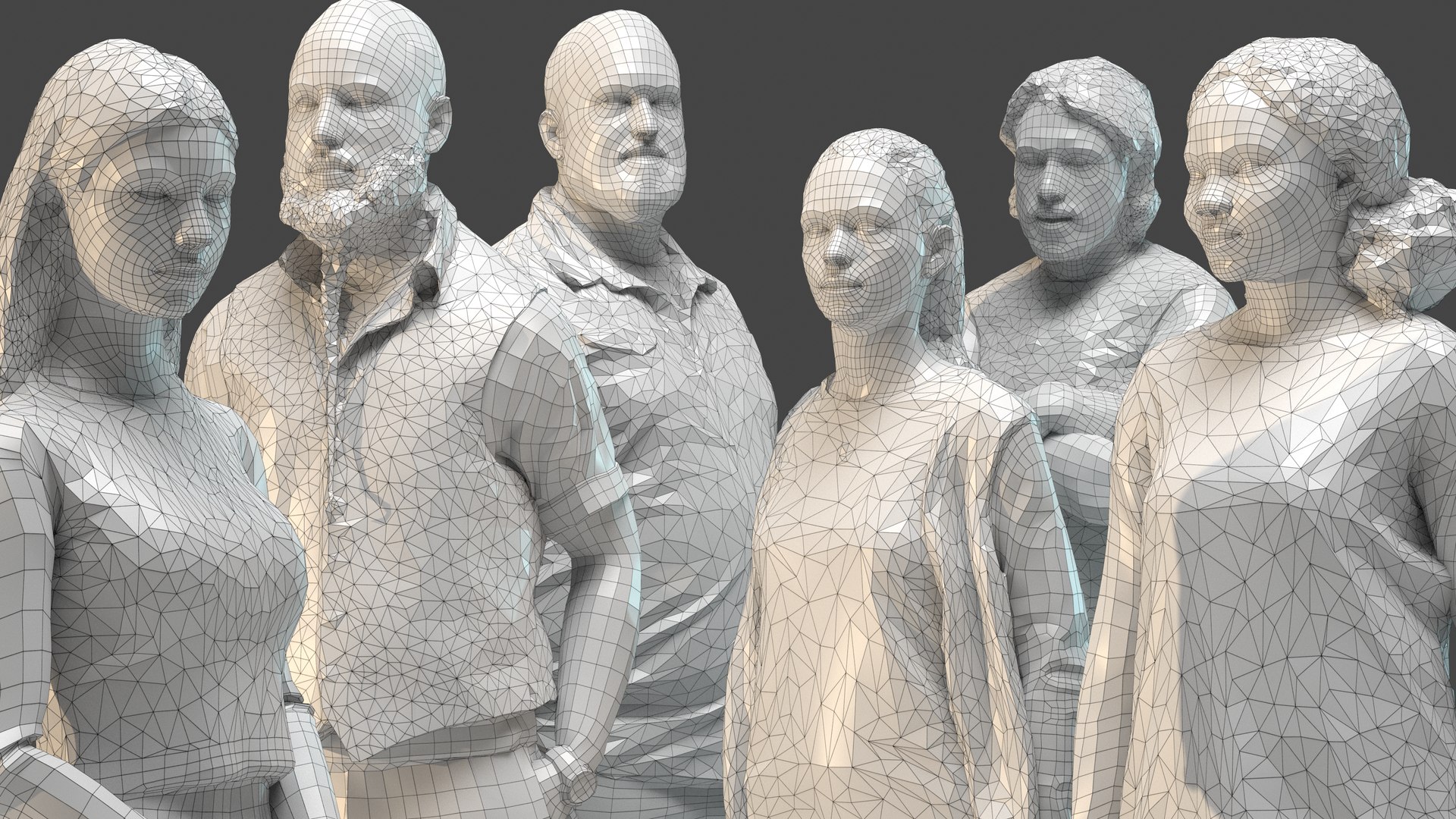 3D Rigged - Characters Animate Crowd - TurboSquid 1592699