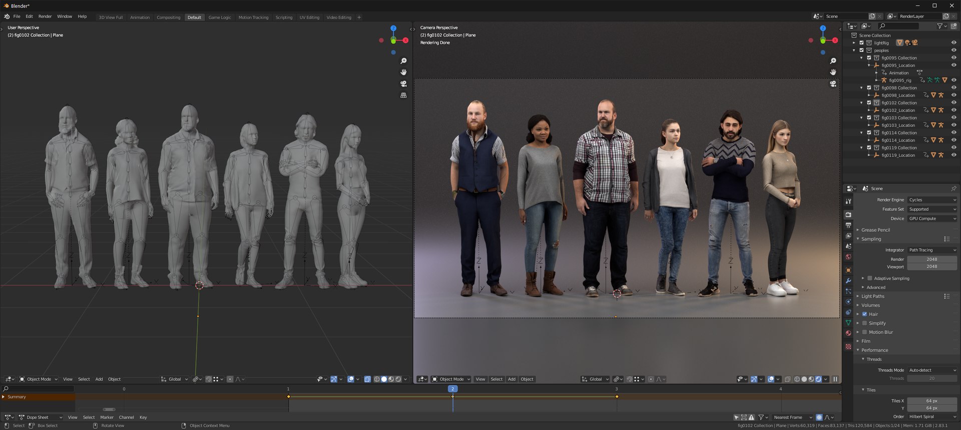 3D Rigged - Characters Animate Crowd - TurboSquid 1592699