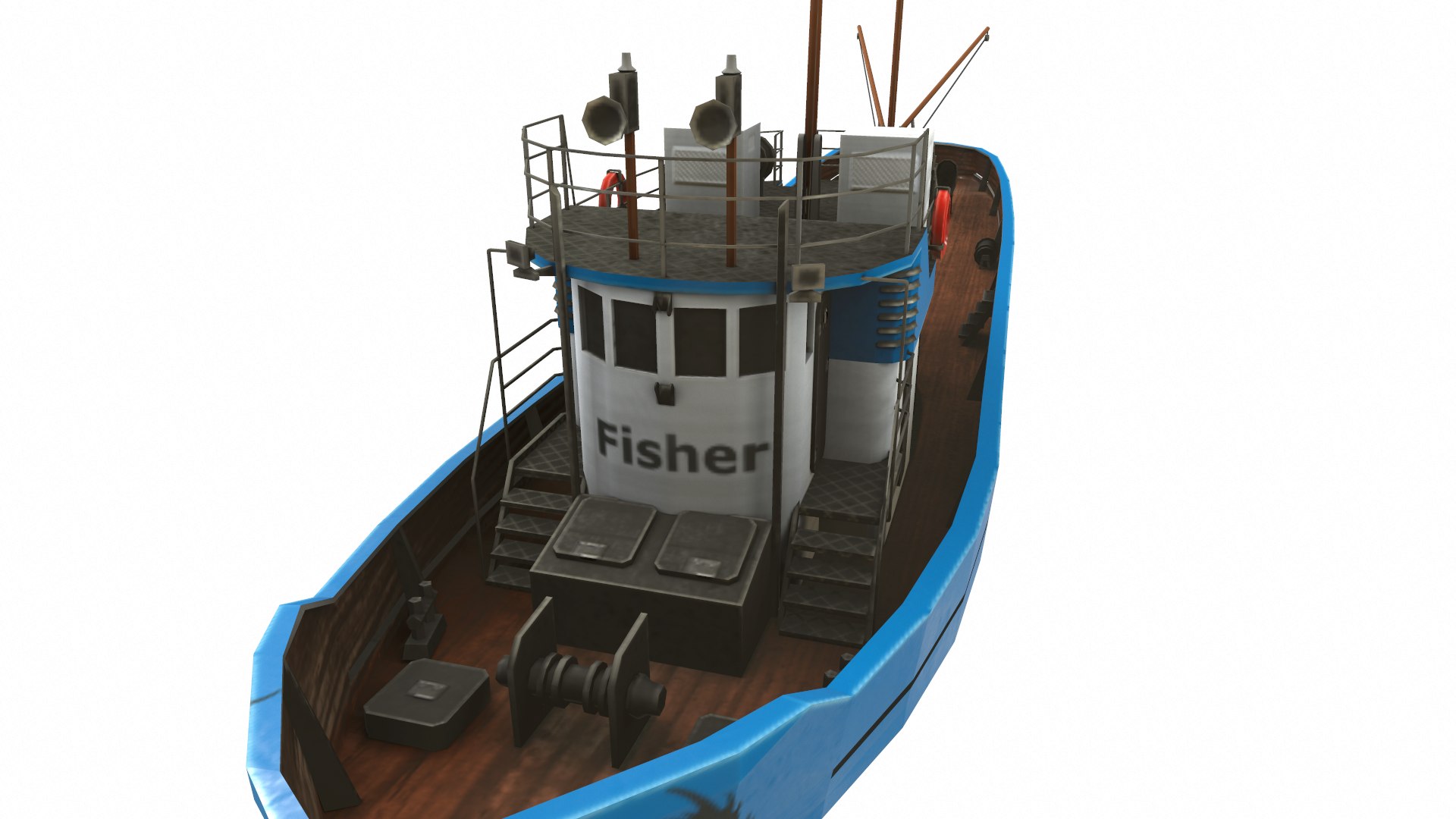 Free Boat Pbr Model - TurboSquid 1522670