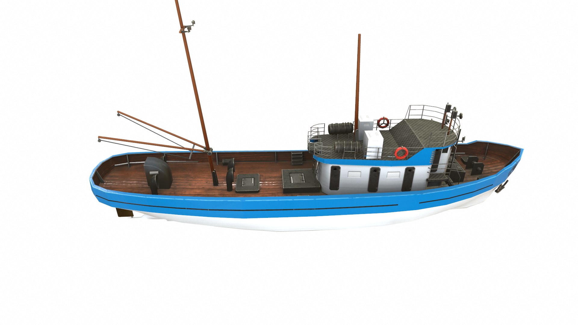 Free Boat Pbr Model - TurboSquid 1522670