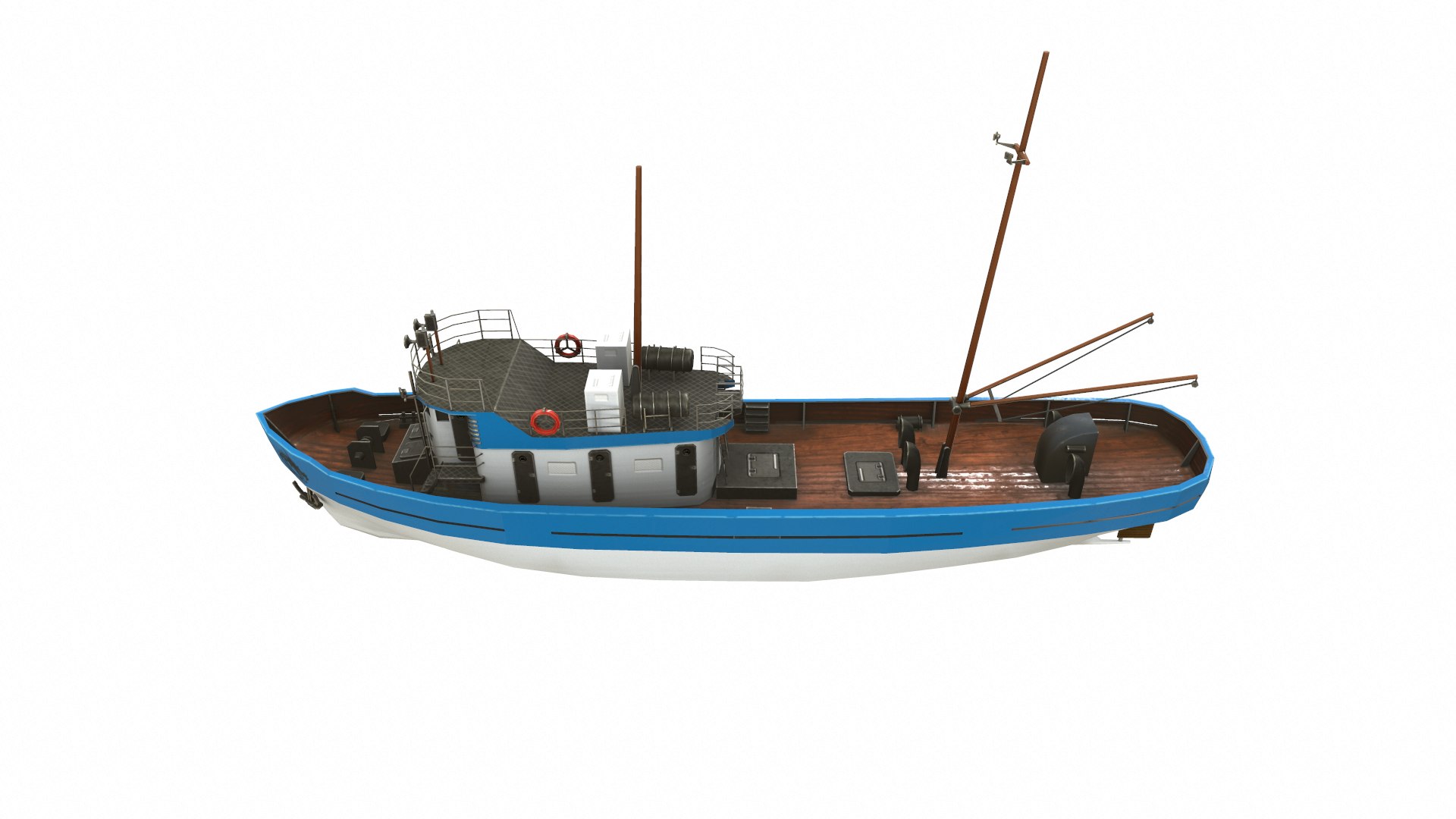 Free Boat Pbr Model - TurboSquid 1522670