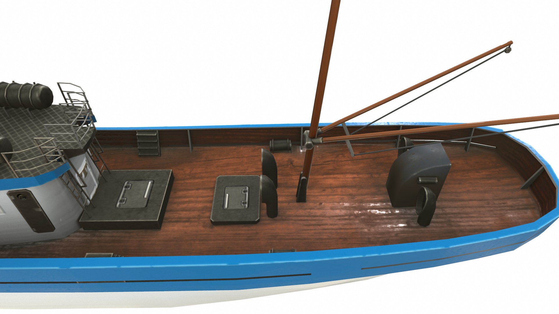 Free Boat Pbr Model - TurboSquid 1522670