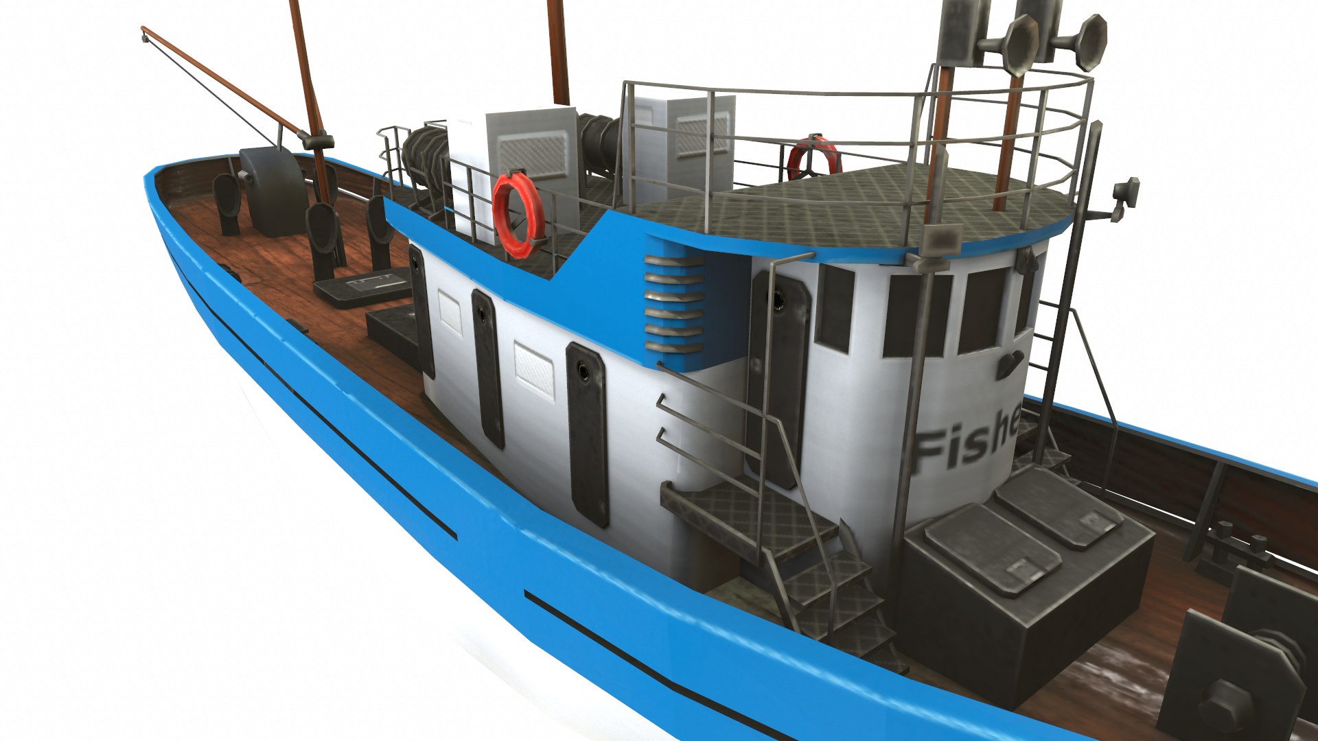 Free Boat Pbr Model - TurboSquid 1522670