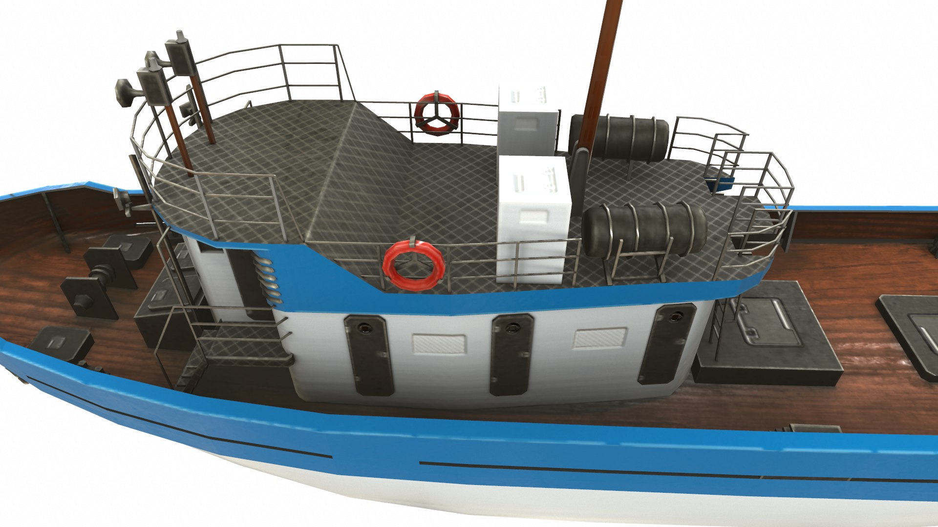 Free Boat Pbr Model - TurboSquid 1522670