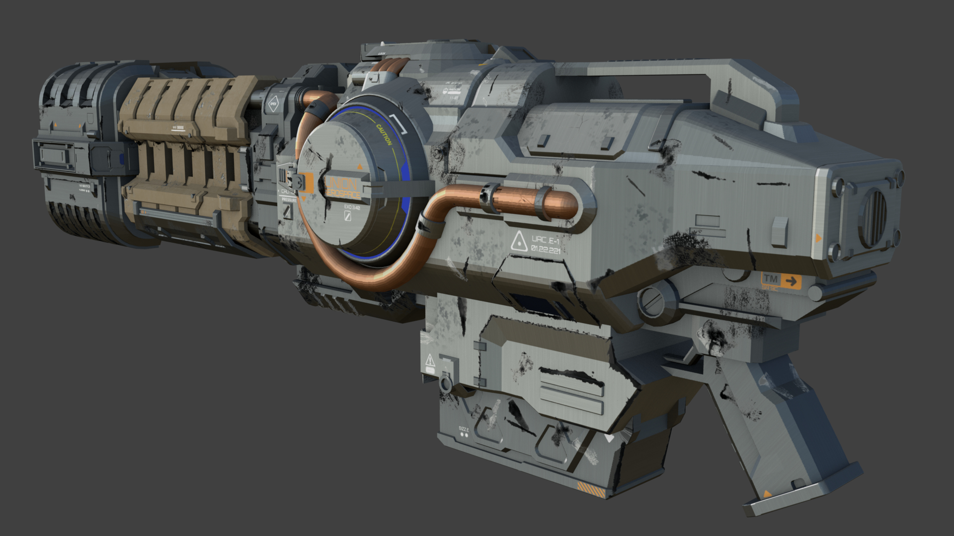 Sci-Fi Plasma Rifle3Dモデル - TurboSquid 1667022