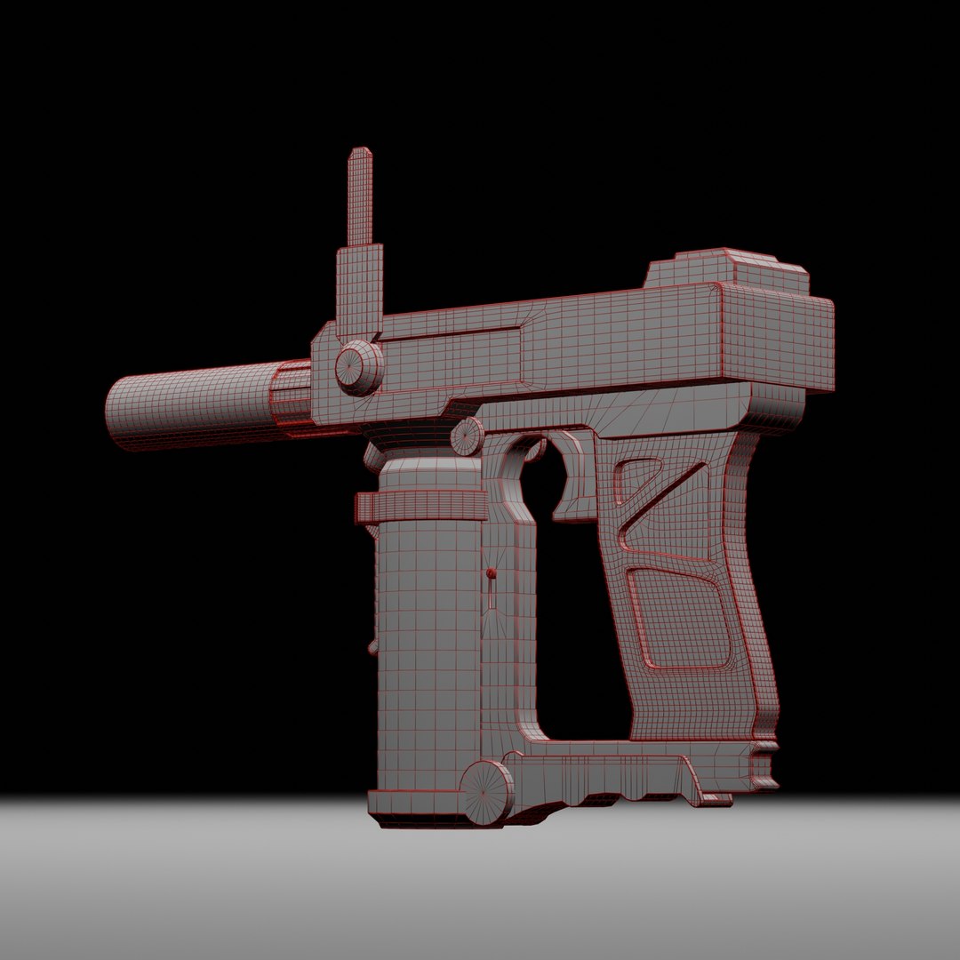 7Up Gun Low-poly 3D Model Model - TurboSquid 2432506